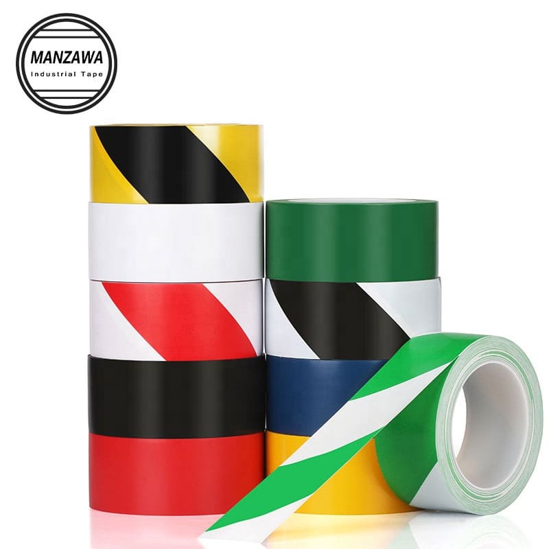 Custom Printed Hazard Warning Safety Stripe Tape | Manzawa