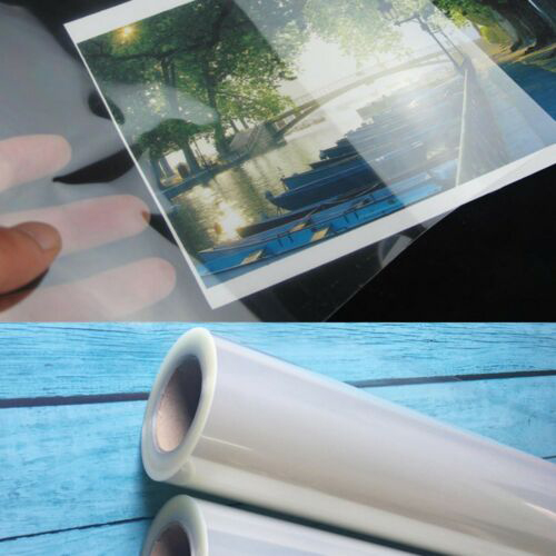 Adhesive Film Adhering Facemount Images To Acrylic Photo