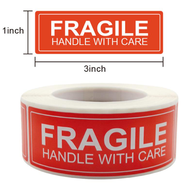 Fragile Shipping Packing Warning Sticker Label Roll